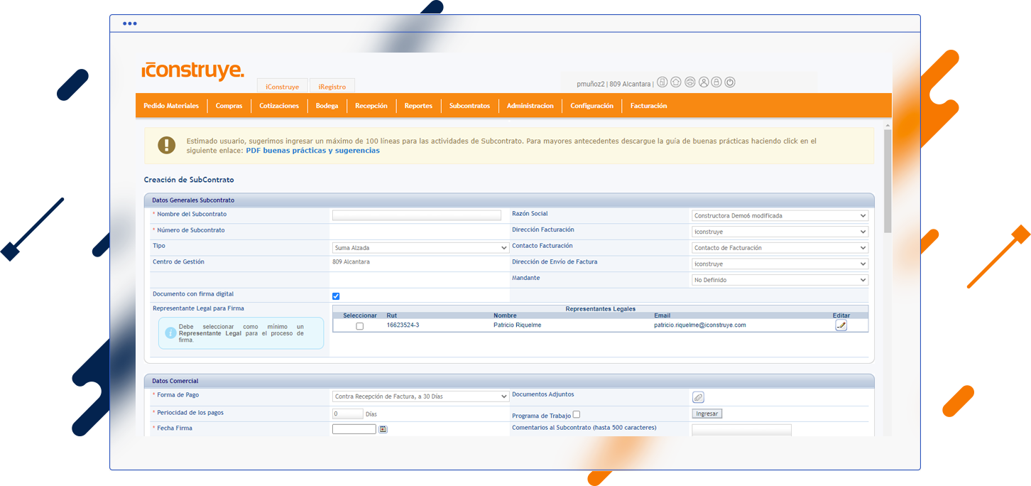 Gestiona tus subcontratos | IConstruye
