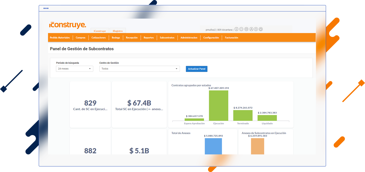 Gestiona tus subcontratos | IConstruye